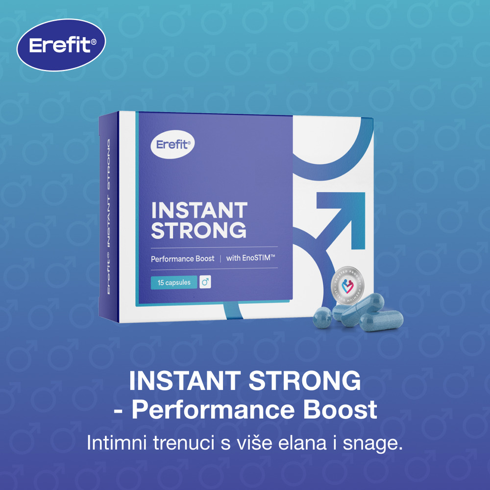 INSTANT STRONG – Performance Boost, kompleks za muškarce, 15 kapsula ...