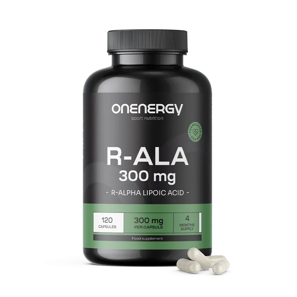 R-ALA – R-alfa lipoična kiselina 300 mg, 120 kapsula - FutuNatura.hr